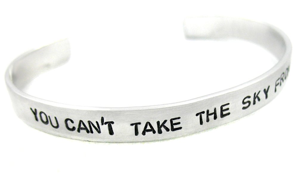 Foxwise You Can't Take the Sky From Me - Hand Stamped Firefly Inspired Bracelet, a Original