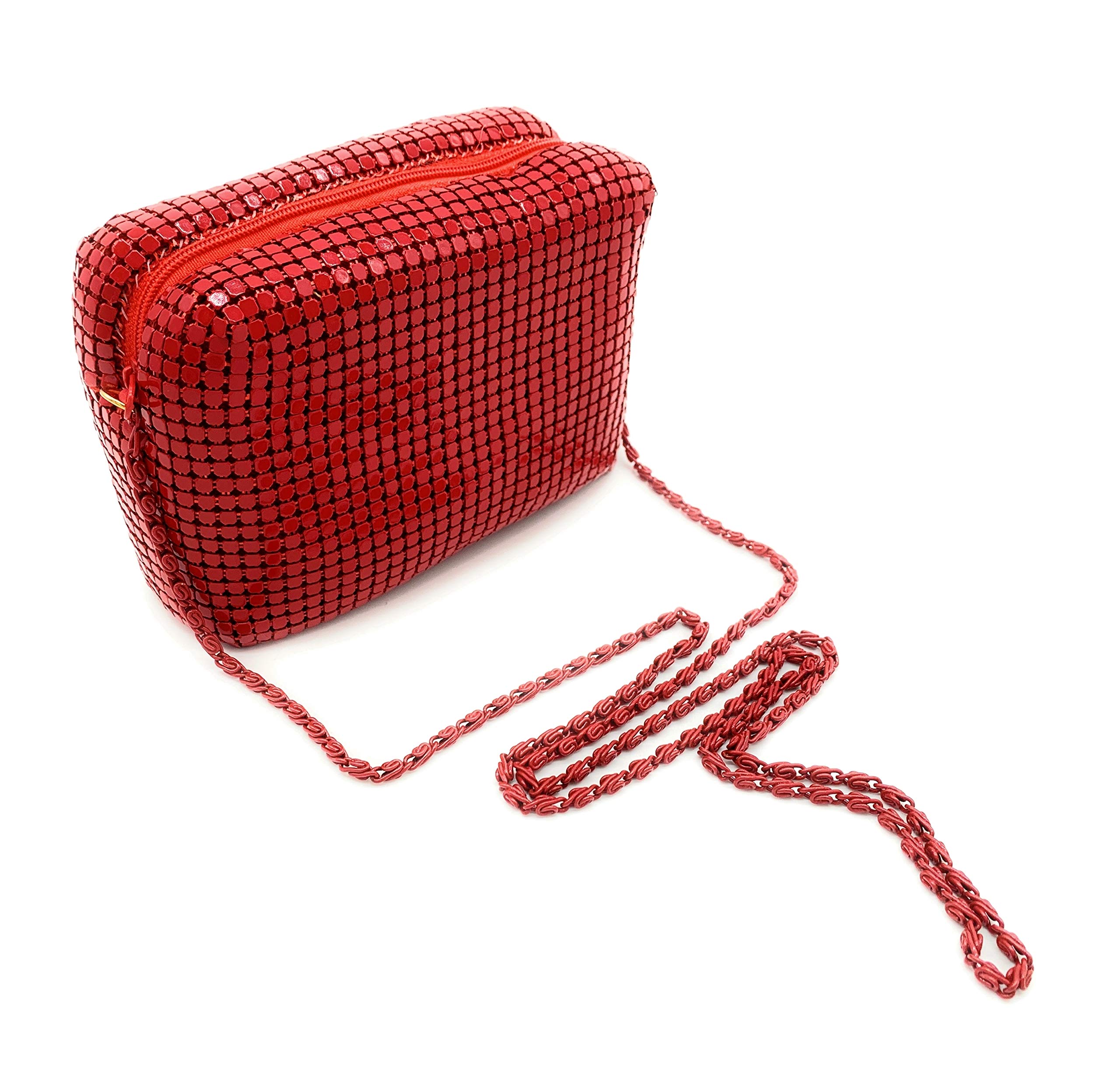 Frewahmesh X-Small Women Metal Mesh Evening bag (Gold)
