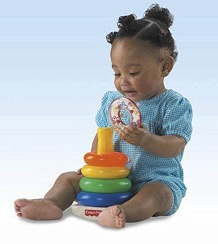 Fisher-Price Rock-a-Stack and Baby's 1st Blocks Bundle