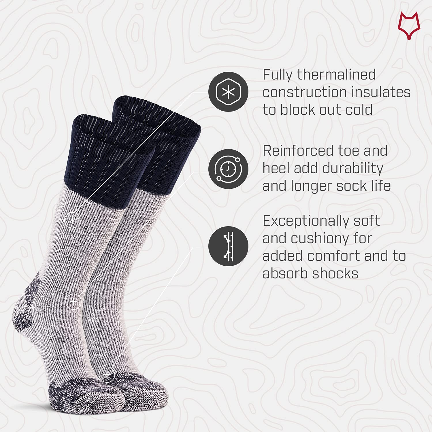 FoxRiver Men's/Unisex Wick Dry Outlander Sock