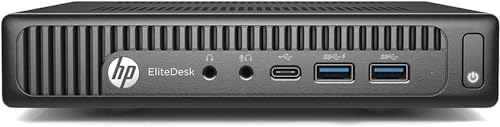 HP EliteDesk 800 G2 Mini Desktop PC Intel Core i5-6500T (3.20-3.40Ghz) 256GB SSD 16GB RAM WiFi + BT Dual DisplayPort + VGA, Win 10 PRO (Renewed)