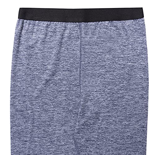 Fruit of the Loom Boys' Performance Baselayer Thermal Underwear Set, Blue Cove Heather, 8