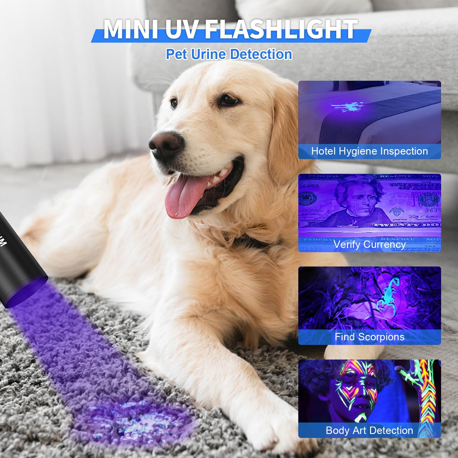 Goreit Flashlights LED High Lumens Rechargeable, 980,000 Lumens XHM77.2 Super Bright Flash Light USB, Handheld Flashlight High Powered,Powerful Flashlight Waterproof for Emergency Camping