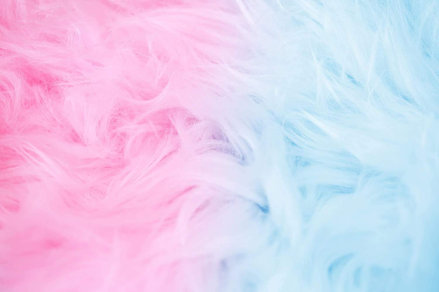 Fruidles Cotton Candy Blue and Pink Swirl Party Flavors Supplies Birthday Treats for Kids, Kosher, 1oz Bag (12-Pack)