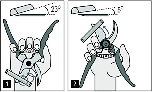 Felco Pruning Shears (F 9) - High Performance Swiss Made One-Hand Left-Handed Garden Pruners