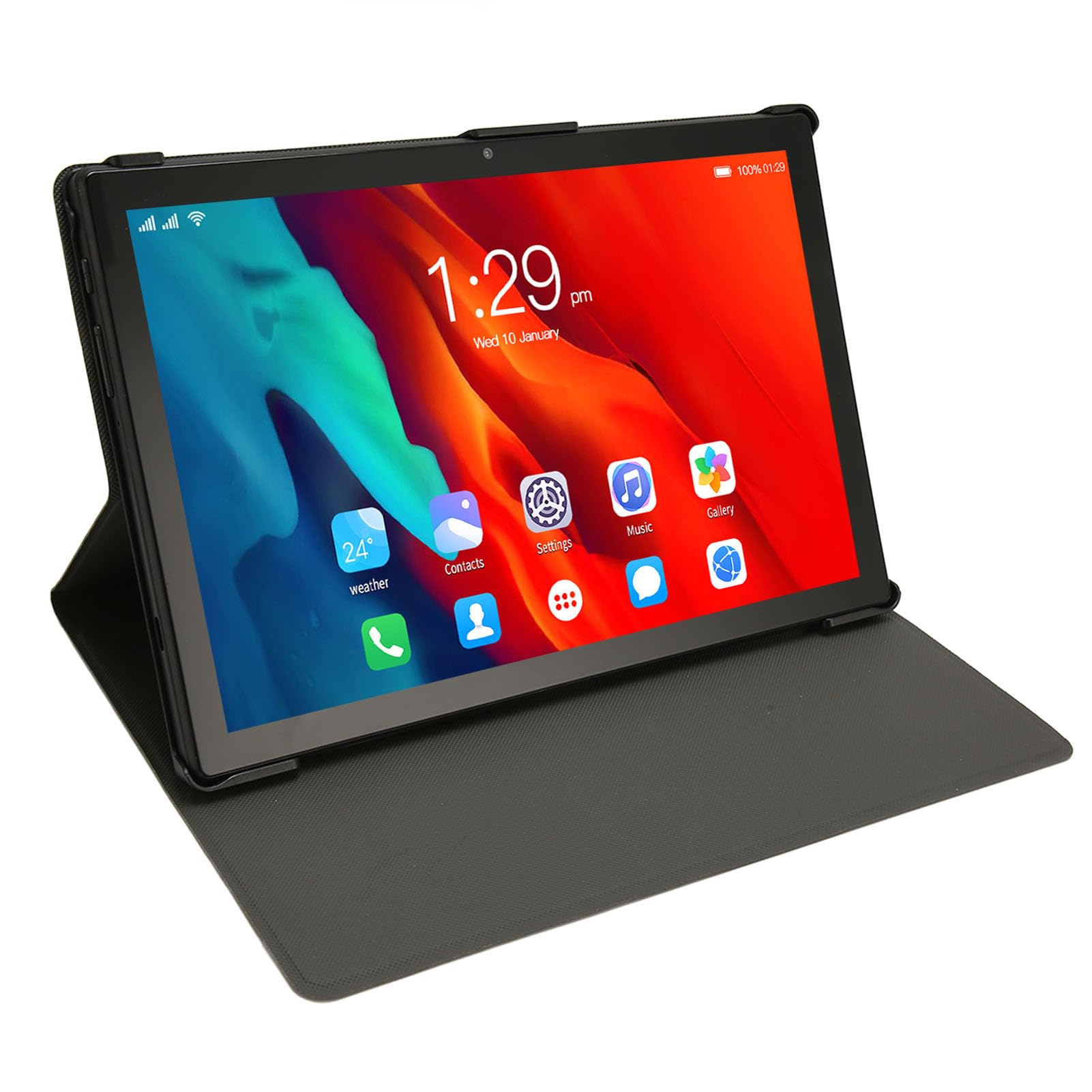 FHD Tablet, Tablet Support 4G Network 5G WiFi 8 Core CPU 100-240V Blue for Android 12 for Travel (US Plug)