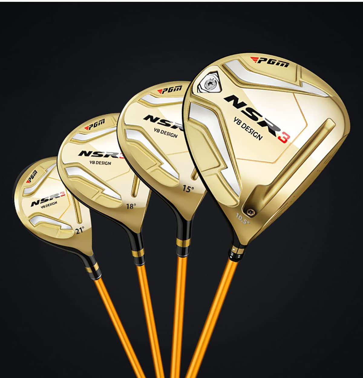 Golf Clubs Complete Set for Men 12 Piece Includes Titanium Golf Driver, 3 & #5 Fairway Woods, 4 Hybrid, 5-SW Irons, Putter