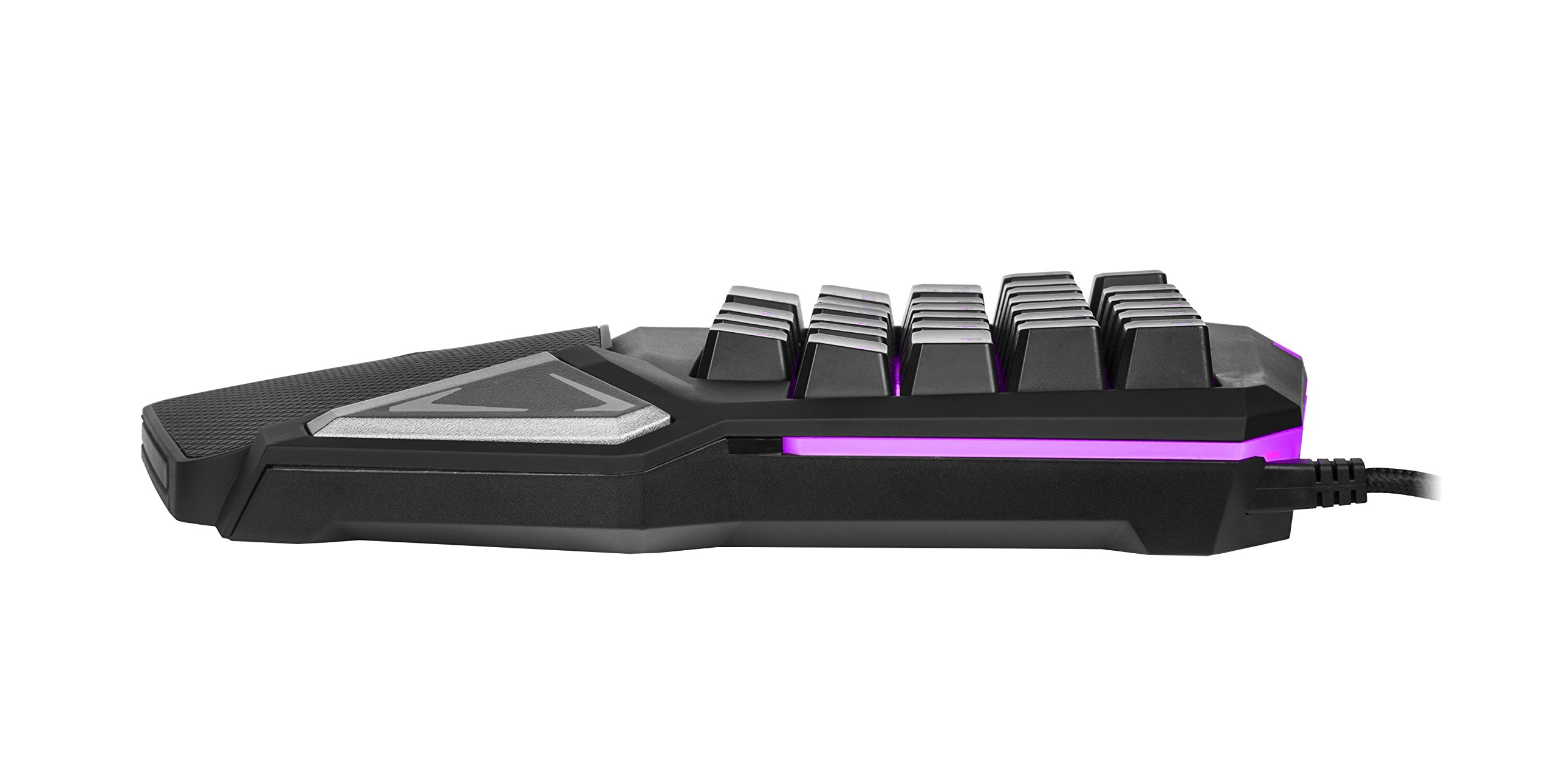 Gaming Keypad The New Gameboard with Programmable Keys 7 Color LED Backlit PC Portable Wired USB Black Ergonomic Game Keypad Compatible with Windows System The Most Fun Gaming Keyboard