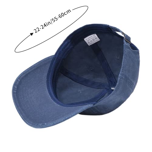 Grandpa Est. 2023 Denim Retro Hat - Vintage Style Cap for Proud Grandpas