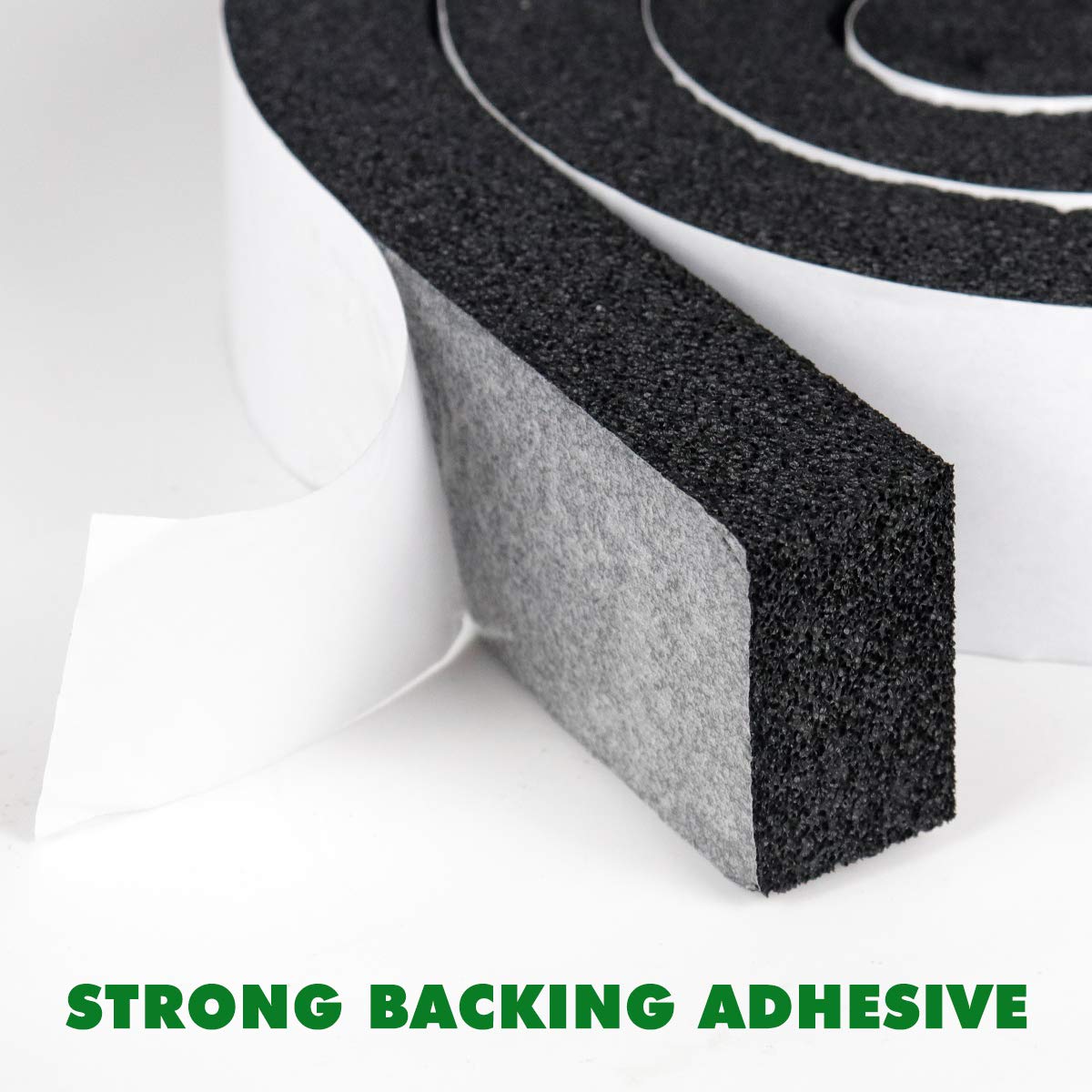 Forestchill Window Air Conditioner Foam Seal Tape with Strong Adhesive, 2 Inch Wide X 1 Inch Thick, High Resilience AC Insulating Foams Weather Strip, 6.5 Feet x 1 Roll