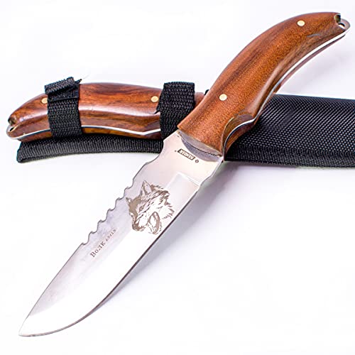 Fixed Blade Knife KANDAR N.343 Camping Hunting Fixed Blade Knife Overall lenght: 10.63in