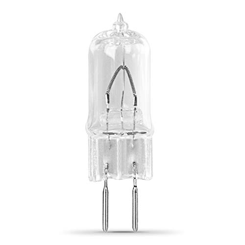 Feit Electric BPQ100T4/JCD/RP 100 Watt Warm White T4 Dimmable Halogen Light Bulb, 3000K Warm White, 1.5" H x 0.5" D
