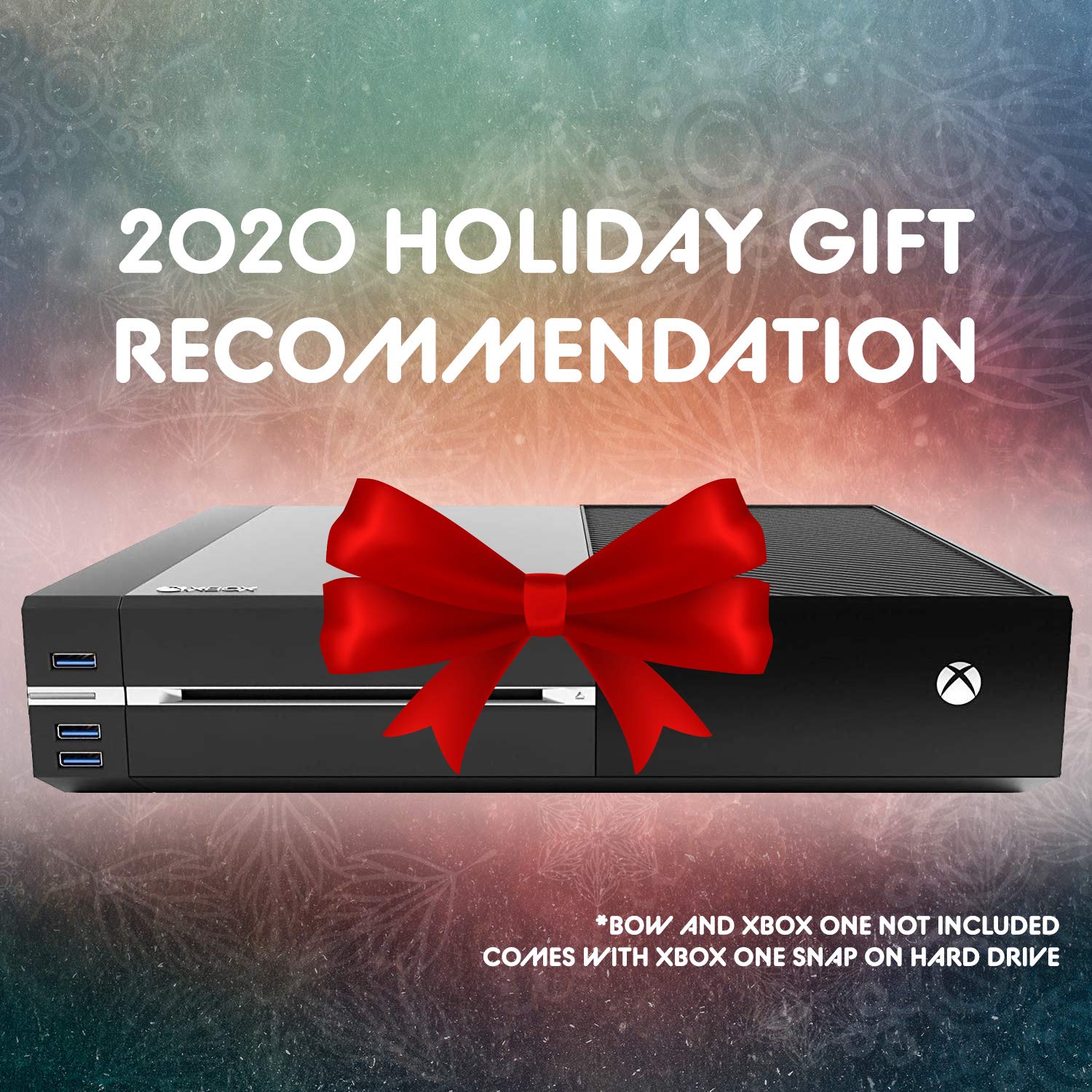 FD 4TB Xbox One Hard Drive Upgrade - Easy Snap-On with 3 USB Ports - with 32GB FD Flash for Media use - Compatible with Original Xbox One Only (XBOX-4TB-SH2)