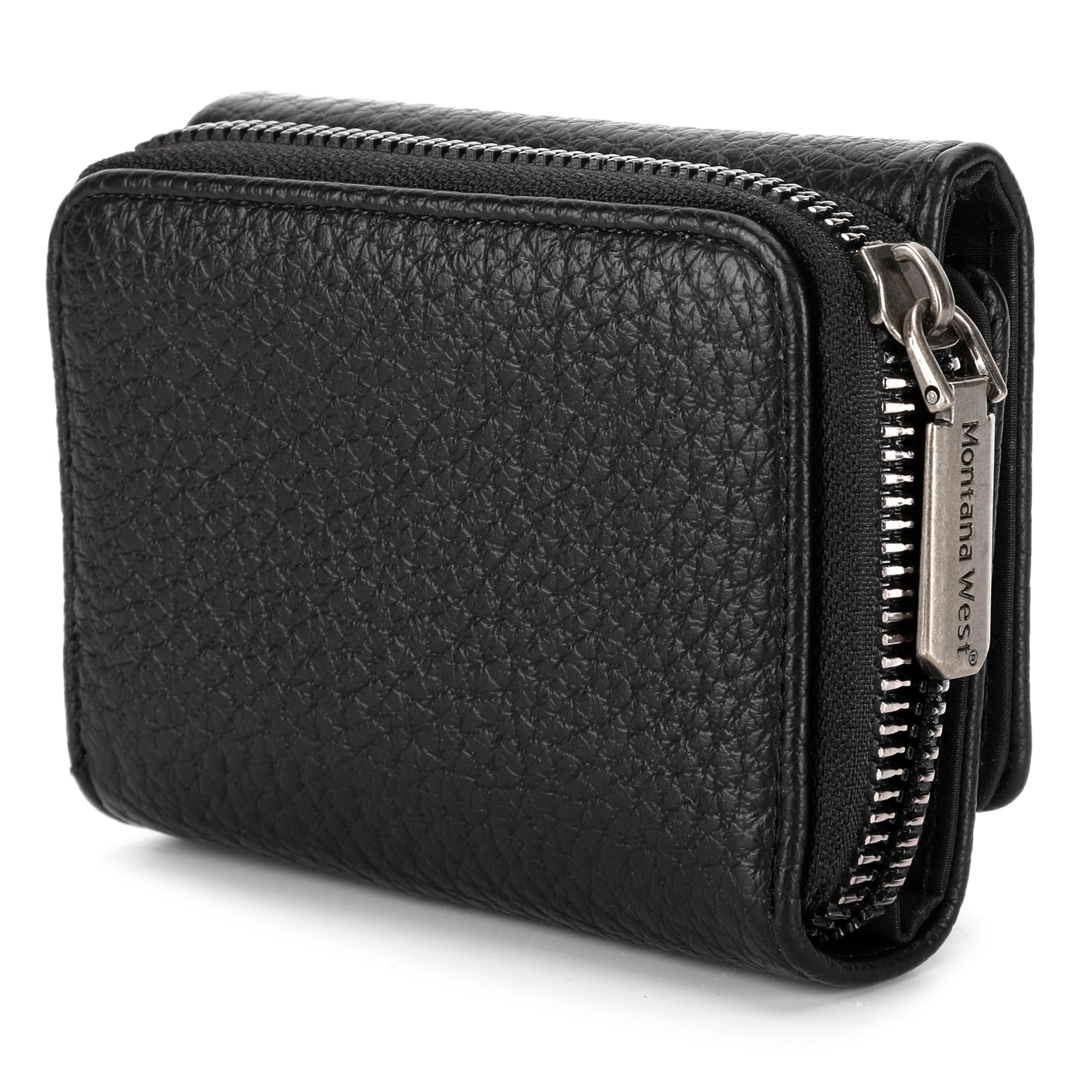 Montana West Women's Wallet Long Bifold Card Holder RFID Blocking with Zipper Coin Pocket
