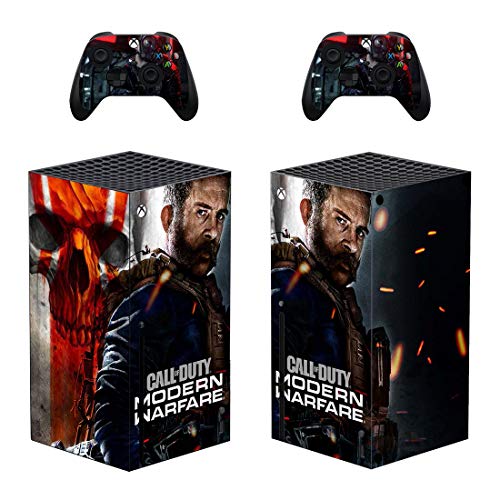FELIPE SEIJI KUBA Protective Vinyl Skin Decal Cover for Xbox Series X Console Wrap Sticker Skins with Two Free Wireless Controller Decals FPS GAME SERIES