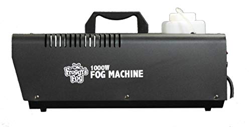 Froggys Fog - 1000 Watt Halloween Fog Machine with Wired Remote Control - All Metal, Impressive Output, Timer and Wireless Control Options