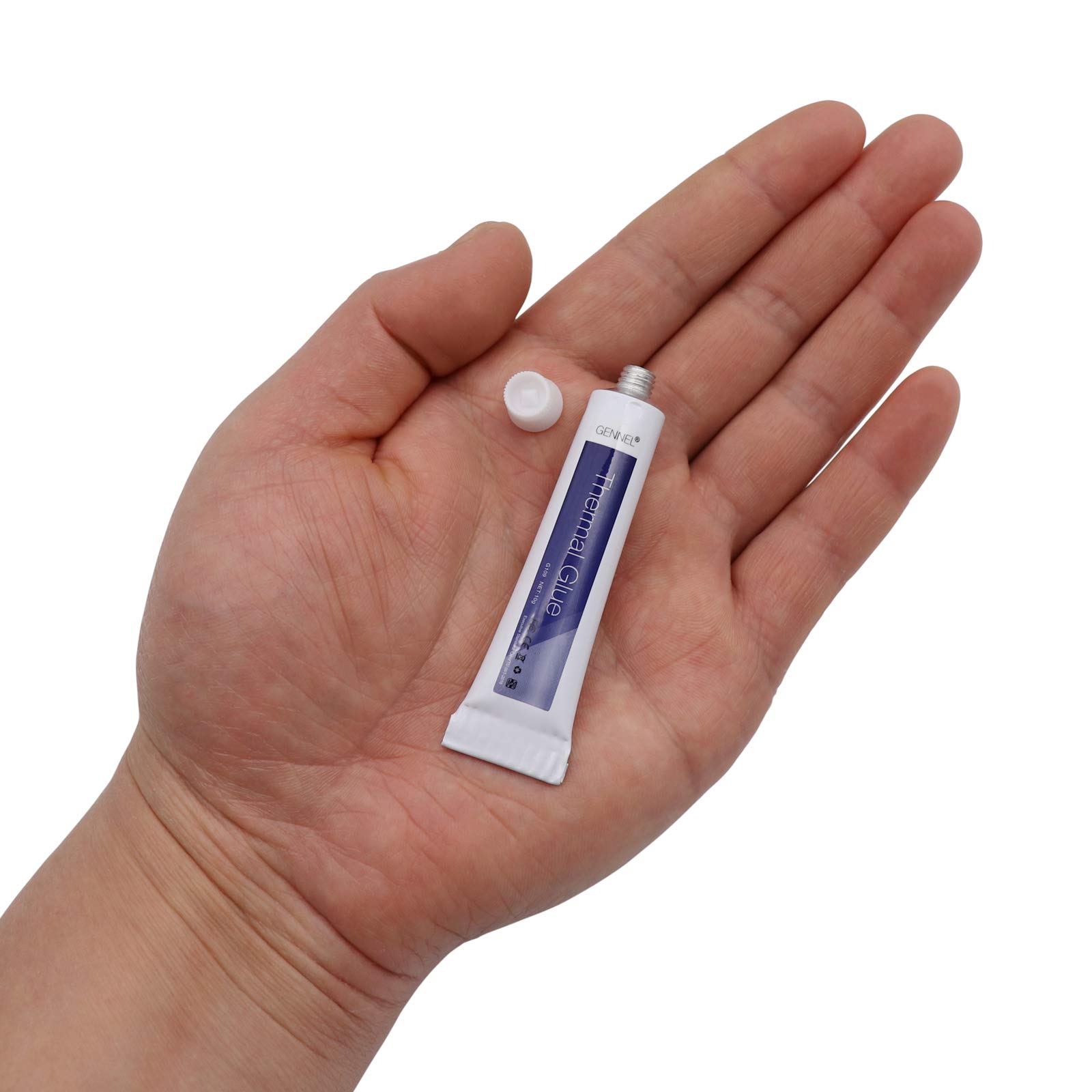 GENNEL 10g Thermal Conductive Glue, Heatsink Glue, Thermal Adhesive for 3D Printer, LED, PC and Various Electronic Components That Need to Be Bonded - G109