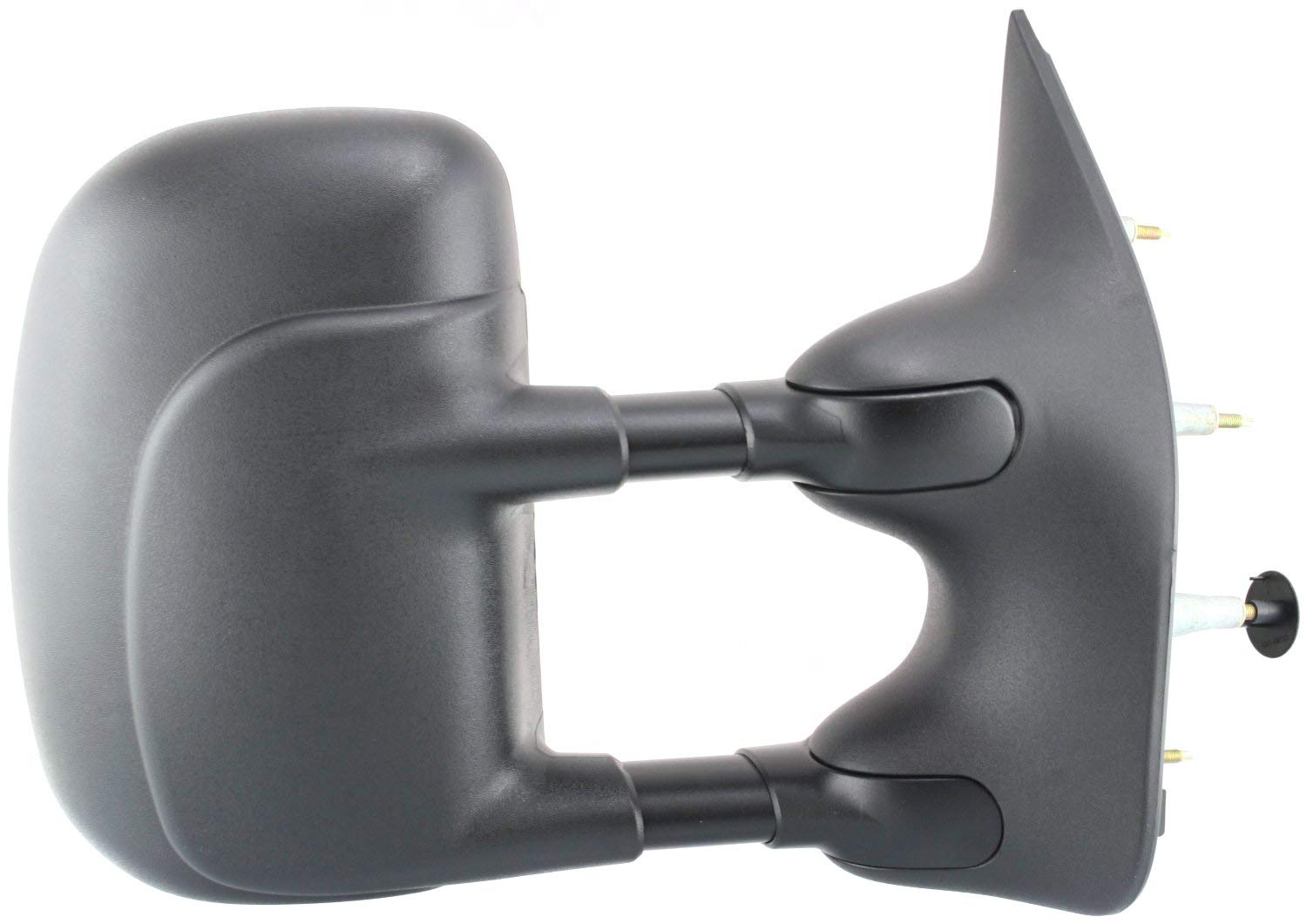 GO-PARTS - Towing Mirror for Ford Econoline Van 2003-2014, Right (Passenger), Manual Adjust and Folding, Non-Heated, Textured, Without Auto-Dimming, Blind Spot Detection, Memory & Signal Light,