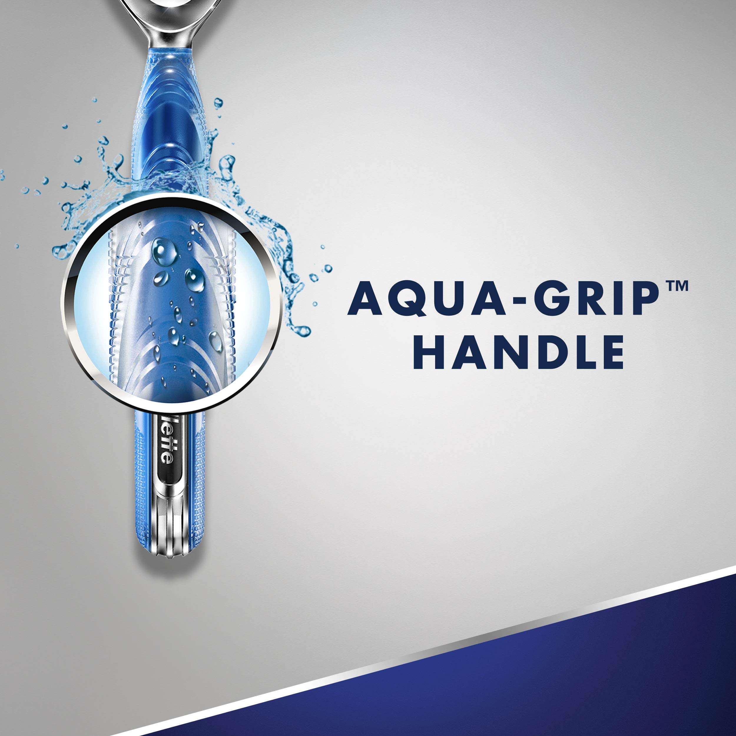 Gillette G5 Men's Razor Handle + 12 Blade Refills - Up to a year’s worth of shaves