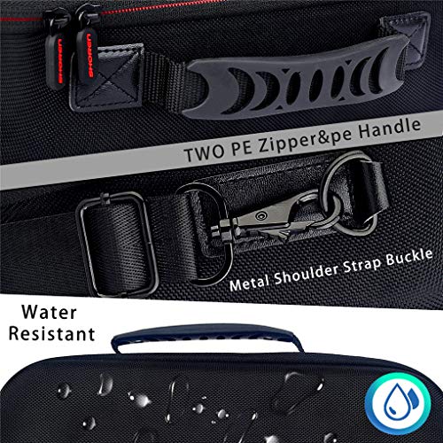 FNSHIP Fashion Hard Travel Case Carrying Bag for Oculus Quest VR Gaming Headset And Quest Controllers Accessories(Black)