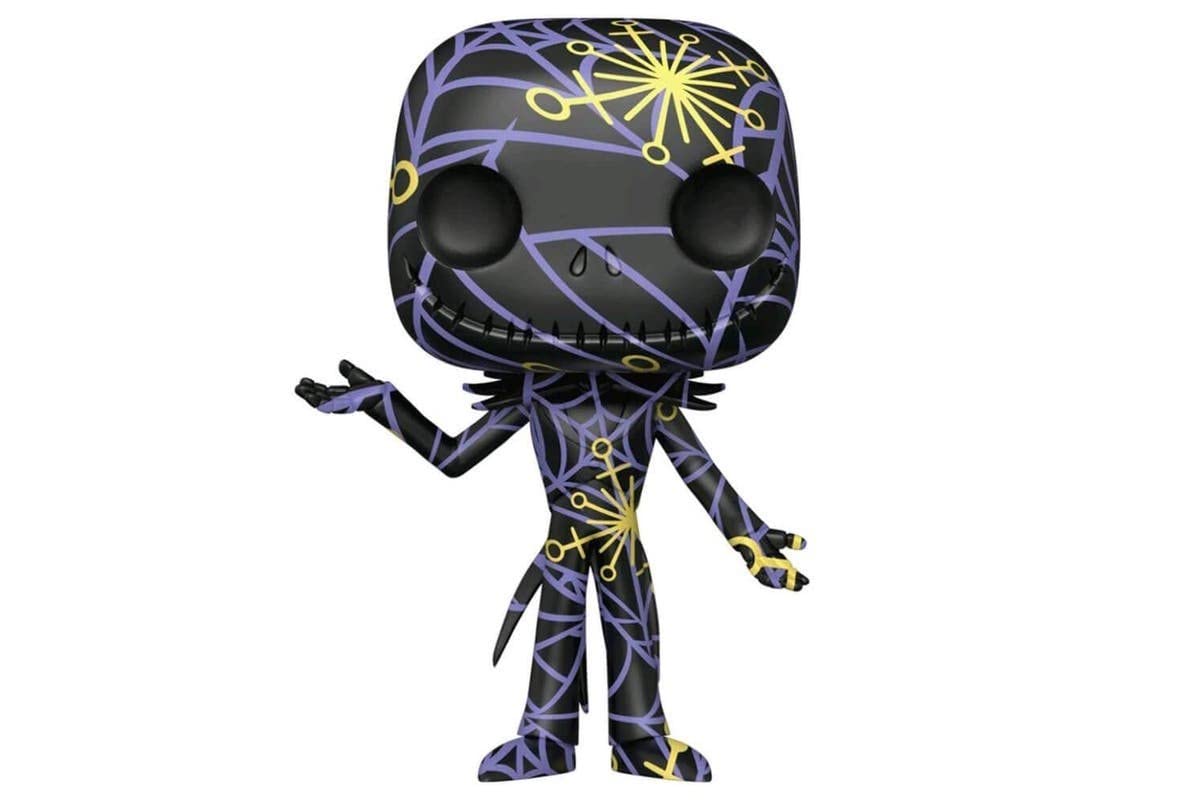 Funko Pop! Art Series: Disney NBC Jack Skellington Exclusive Vinyl Figure #07 with Hard Stack Protector