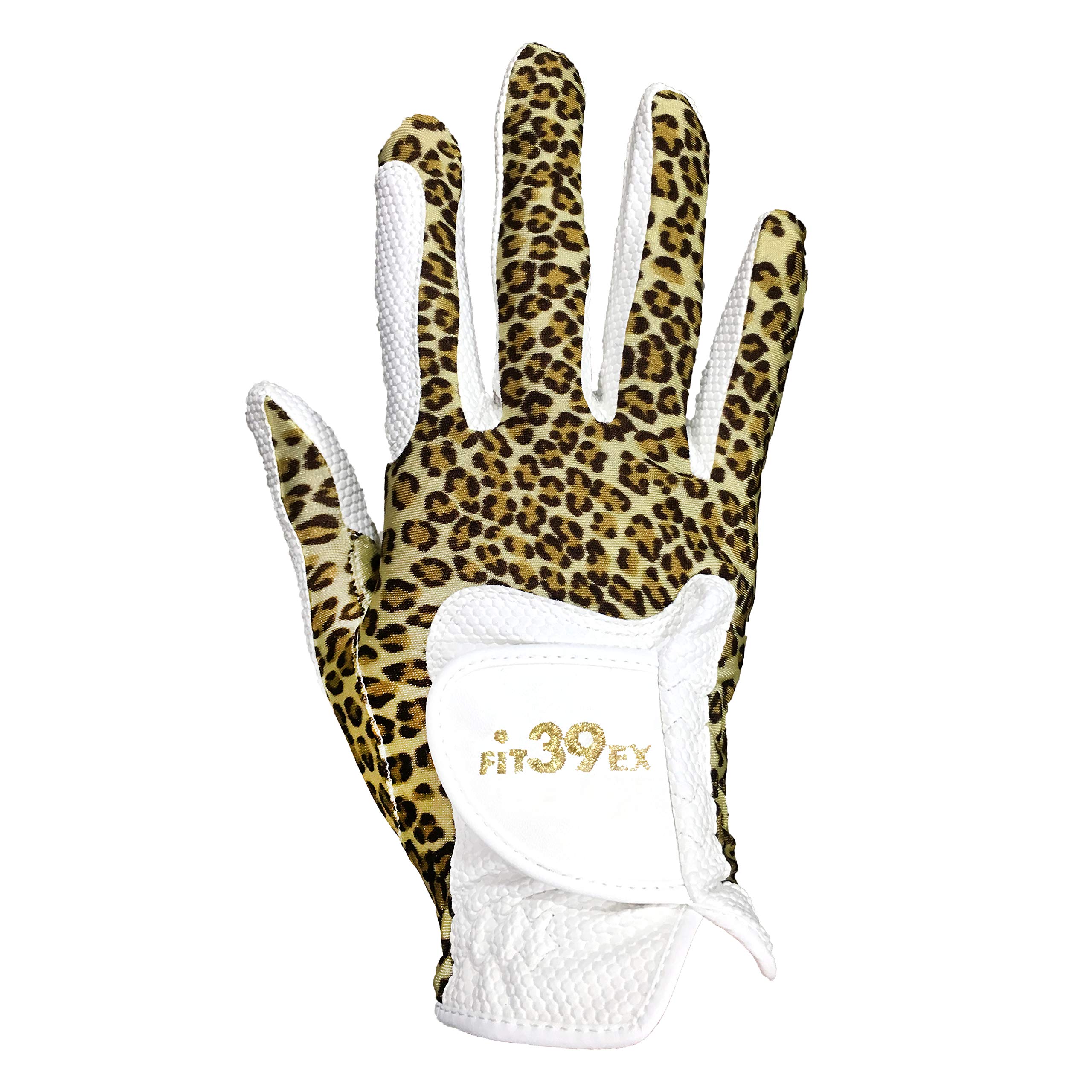 Fit39 Right Hand Golf Glove (Leopard/White) (S)
