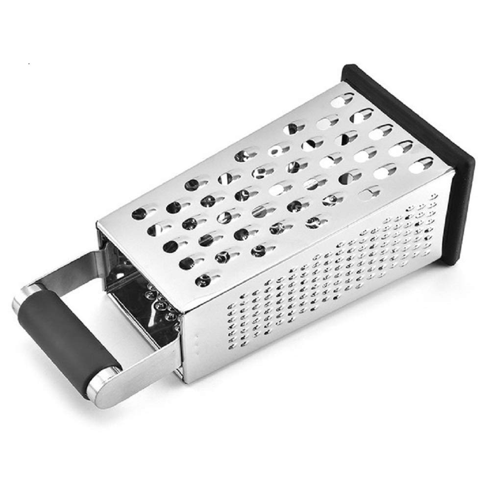 FIAMER Box Cheese Grater & Shredder Chopper Four-sided Grater Peeler Kitchen Box Vegetable Fruit Cucumber Carrot Cheese Salad Melon Planing Slip Handle Easy To Clean, Dishwasher Safe