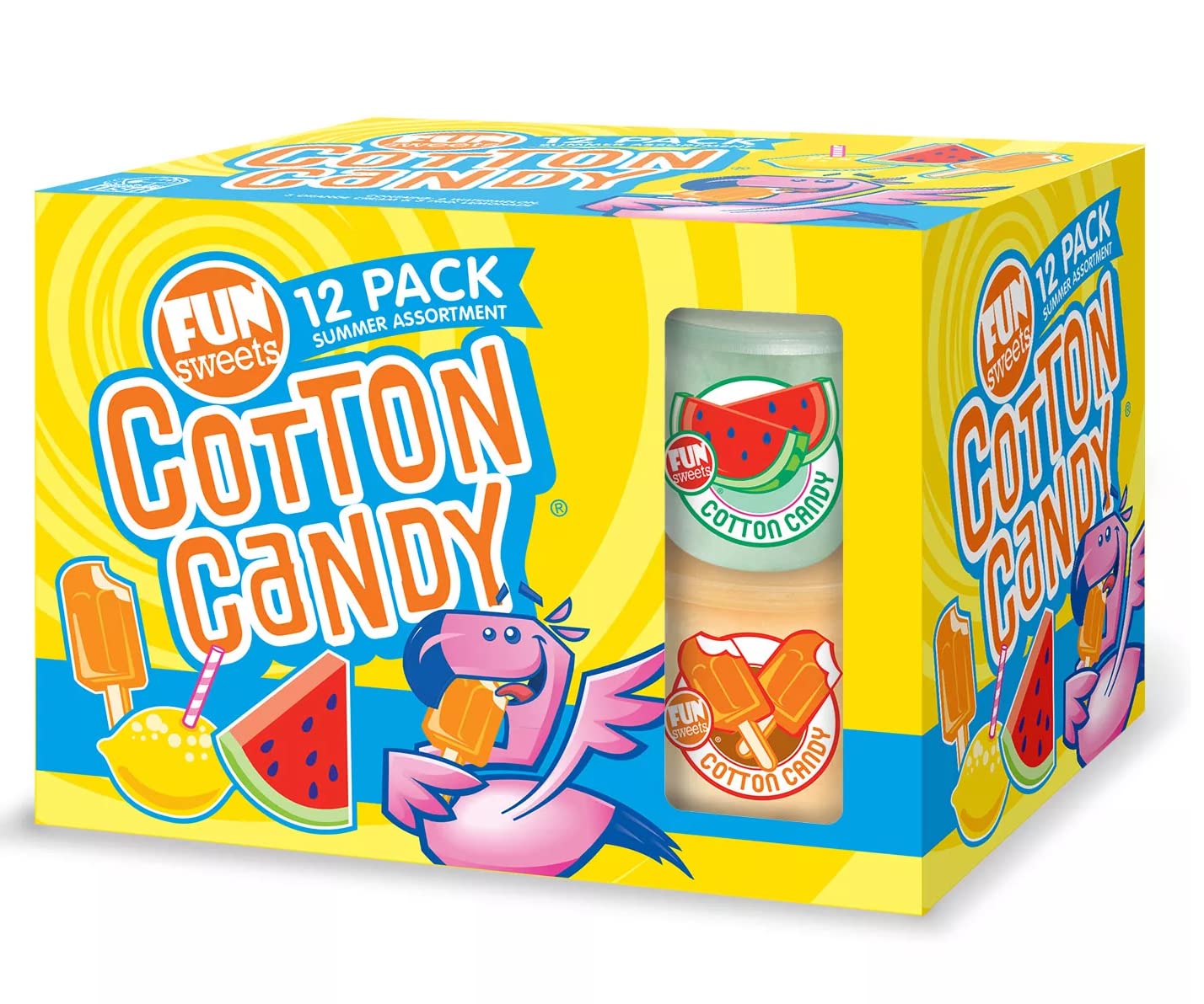 Fun Sweets Summer Cotton Candy (12 pk.)