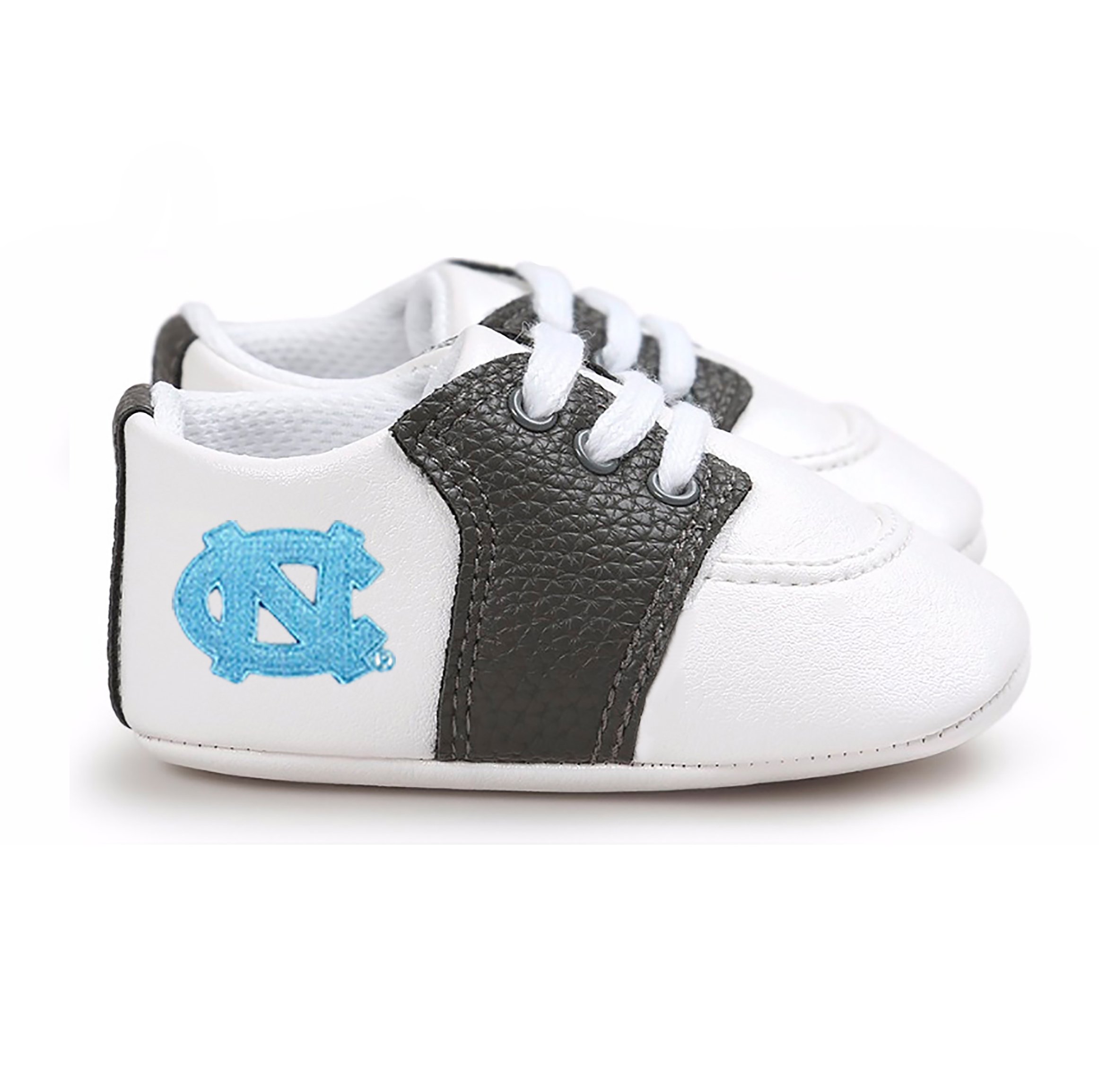 Future Tailgater North Carolina UNC Tar Heels Pre-Walker Baby Shoes Black Trim 0-6 Months
