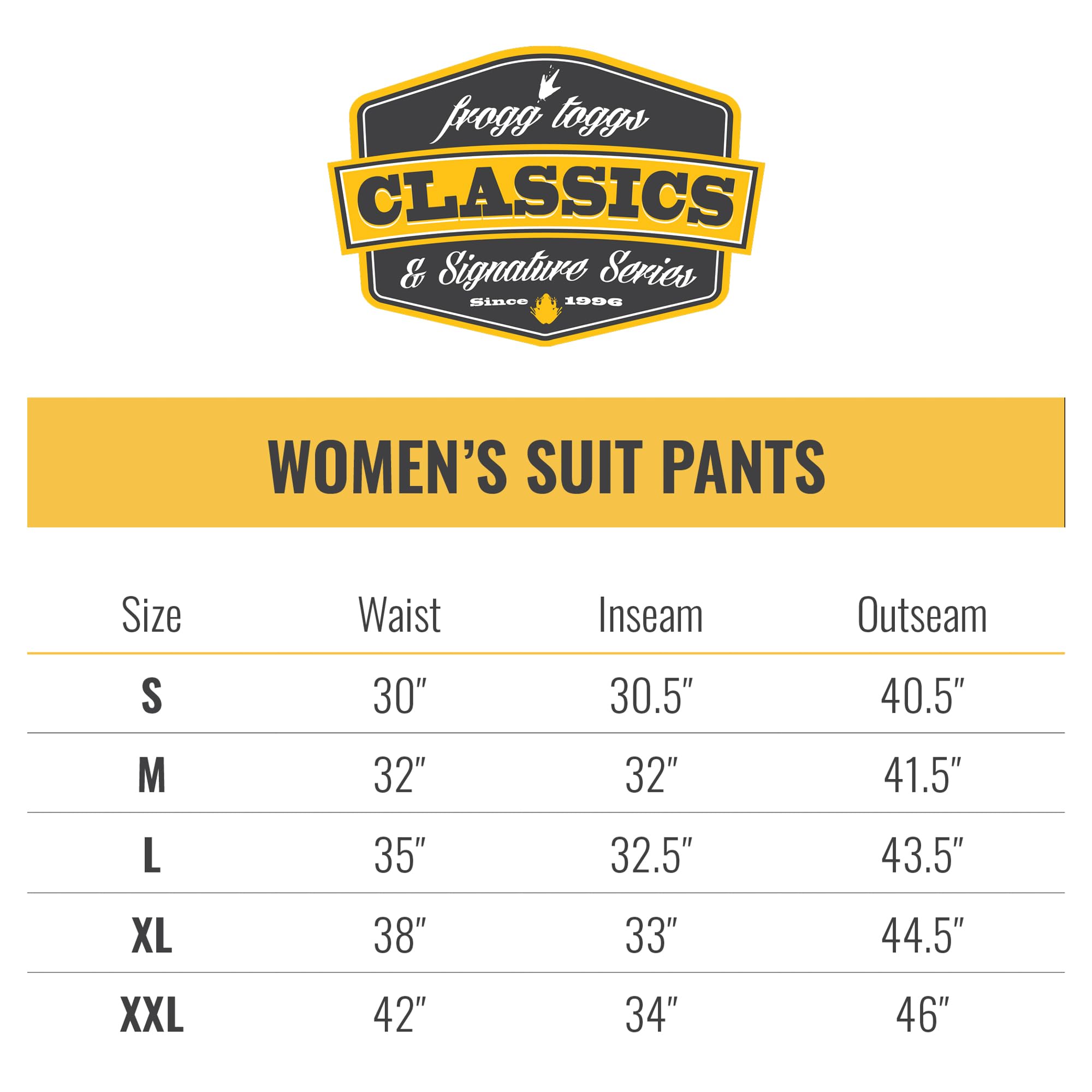 FROGG TOGGS Women's Pro Action Waterproof Pant
