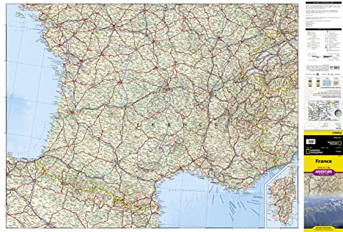 France Map (National Geographic Adventure Map, 3313)