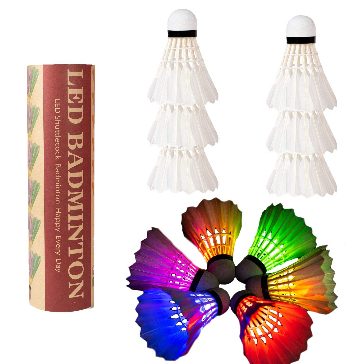 Freedom Distribution Enterprises LED Shuttlecocks - Goose Feather