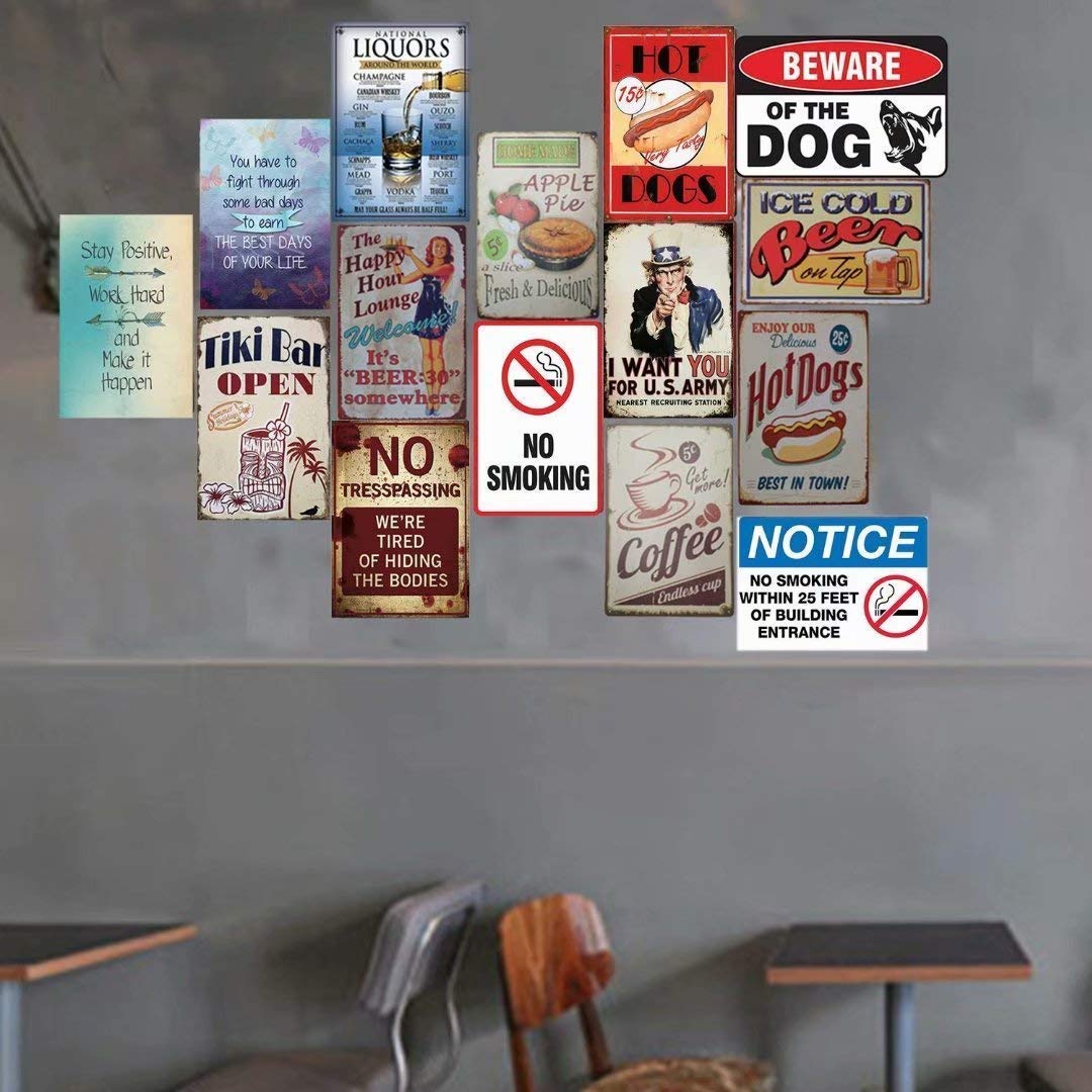 for Coffee Yard Home Kitchen Wall Decoration 8x12in,Vending Machines,Retro Metal Tin Sign Home Garage Plate Cafe Pub Motel Art