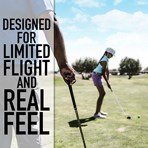 Franklin Sports Plastic Practice Golf Balls - Indoor + Outdoor Training Golf Balls - Best for Chipping + Putting Practice - Official Size Golf Balls - 12 Pack