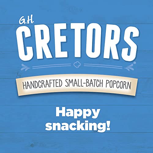 G.H. Cretors’ Cheddar Cheese Popcorn – Savory Gourmet Cheese Corn in Convenient Individual Bags, 6.5 Oz (6 Pack)