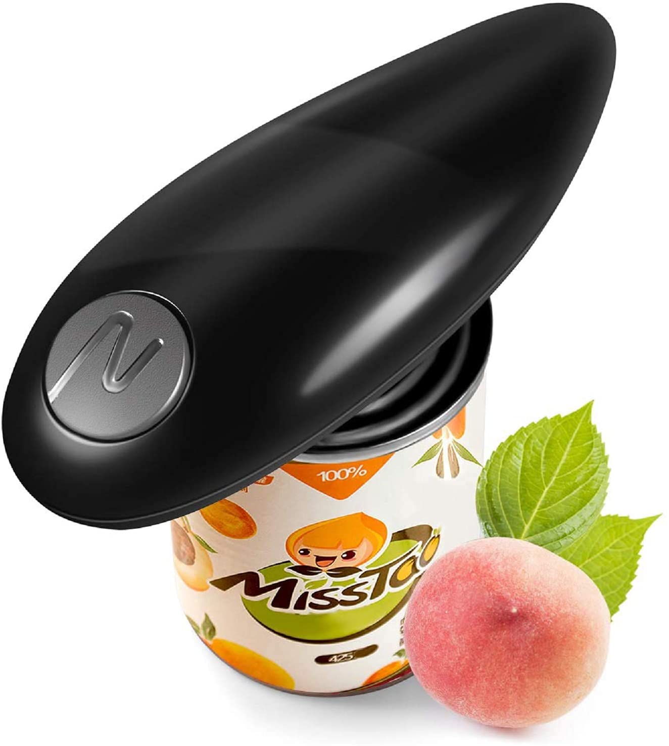 FlyBanboo Electric Can Opener, Can Opener Smooth Edge,Stainless Steel a Simple Push Automatic Electric Can,Best Kitchen Gadget for Arthritis