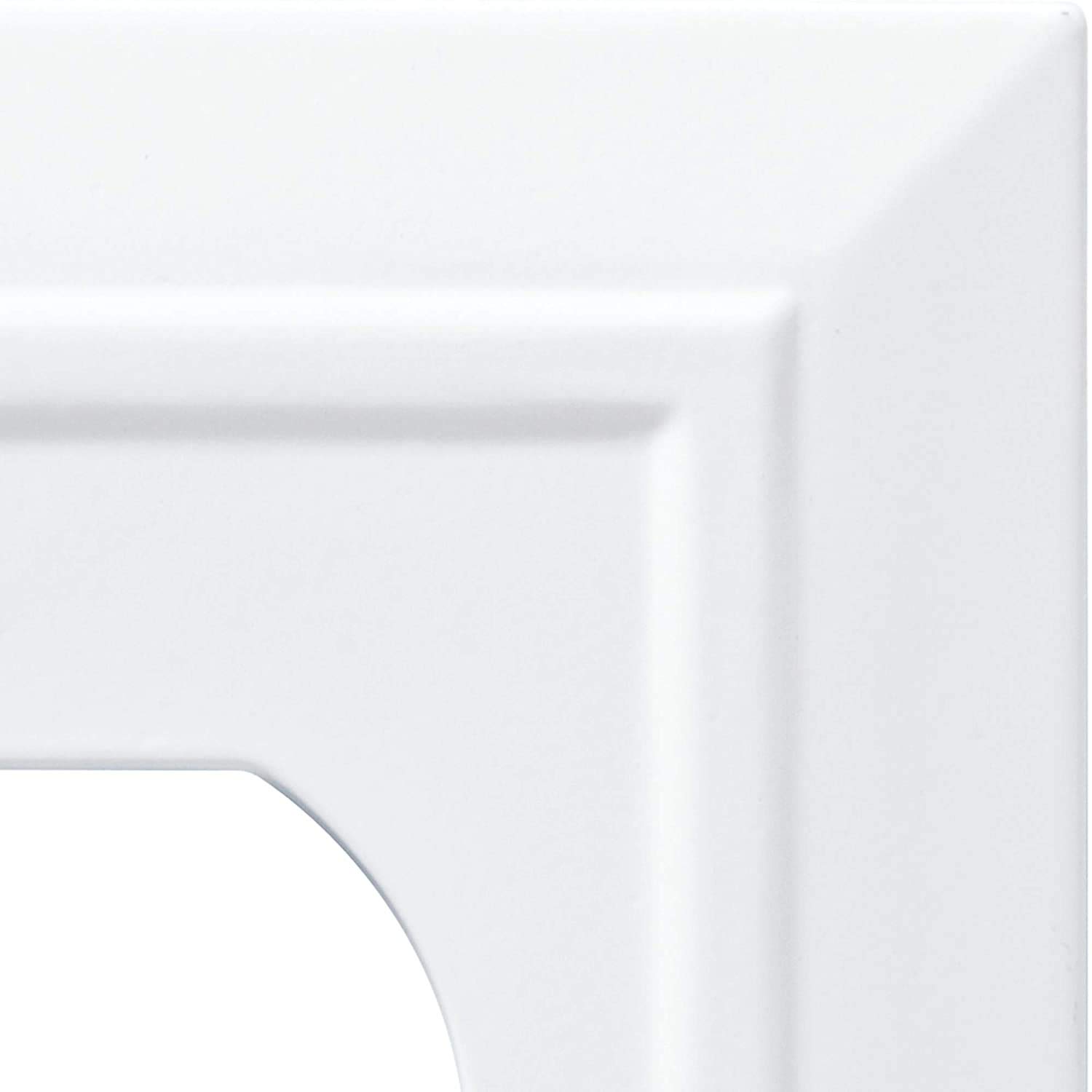 Franklin Brass Classic Architecture (1-Pack) Decorative Light Switch Cover Pure White 3-Gang Decorator/Rocker Wall Plate Triple Switch Plate Cover Electrical Outlet Covers W35250-PW-C