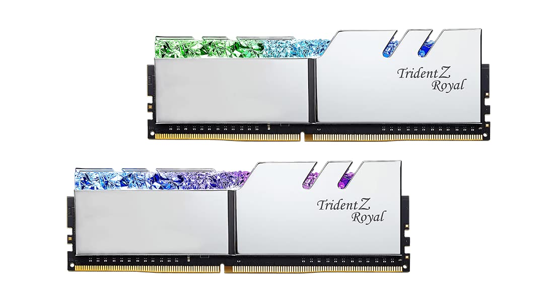 G.Skill Trident Z Royal 16GB DDR4 3200MHz Memory Module (16GB, 2x8GB, DDR4, 3200MHz)