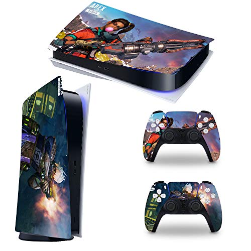 FPS Game Guner - PS5 Standard Edition Skin Console - PS5 Standard Edition Controller Skin Cover Vinyl Decal Protective
