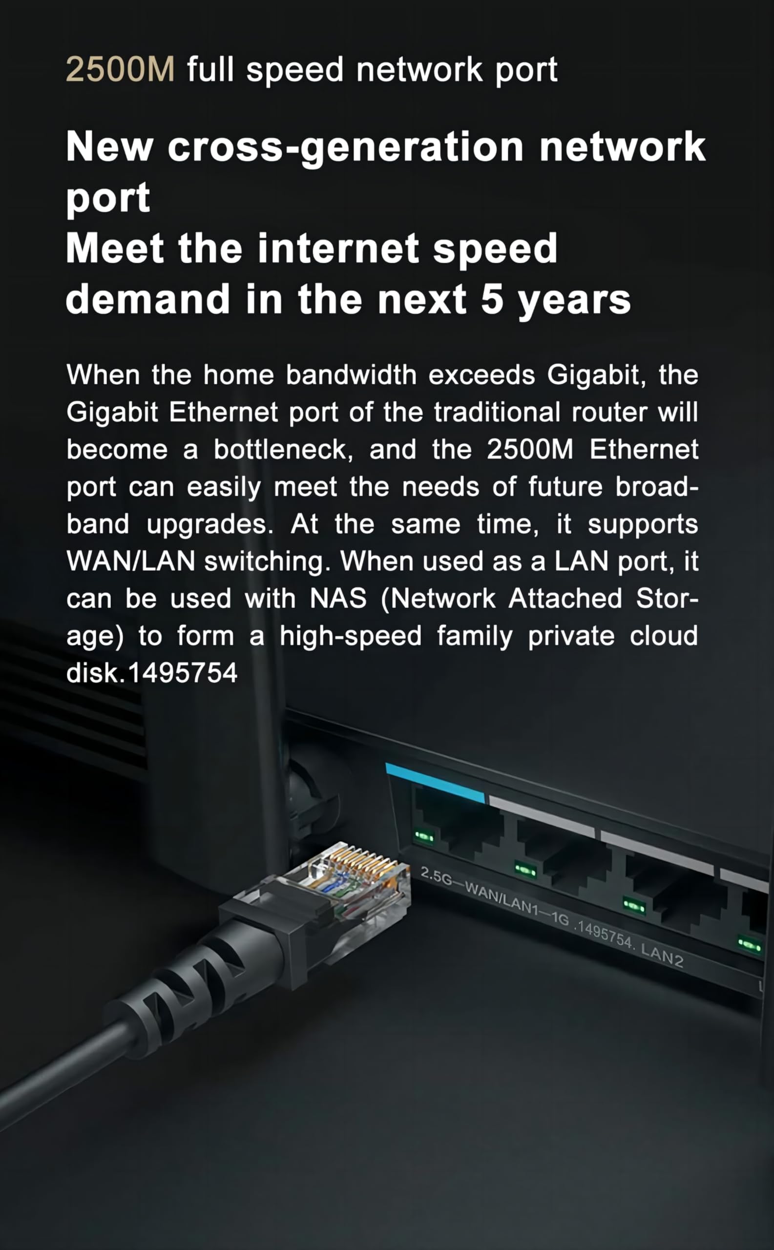 for Xiaomi AX6000 AIoT Router 6000Mbs WiFi6 VPN 512MB Qualcomm CPU Mesh Repeater External Signal Network Amplifier Mi Home