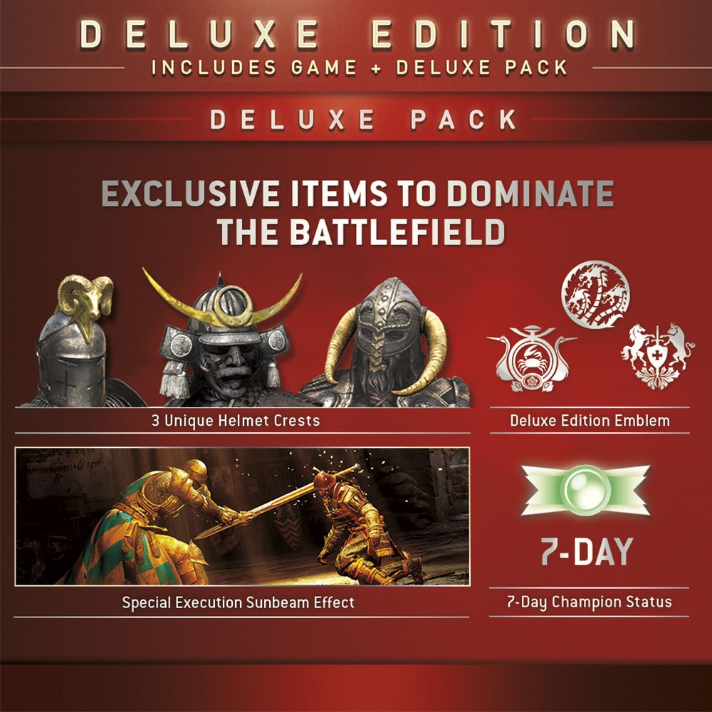 For Honor: Deluxe Edition (Includes Extra Content) - Xbox One