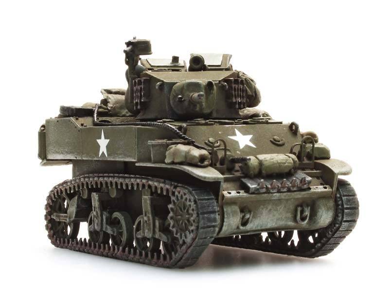 FloZ ARTITEC M5A1 Stuart Light Tank Stowage 1 1/87 Scale Finished Model Tank (387.79-S1)