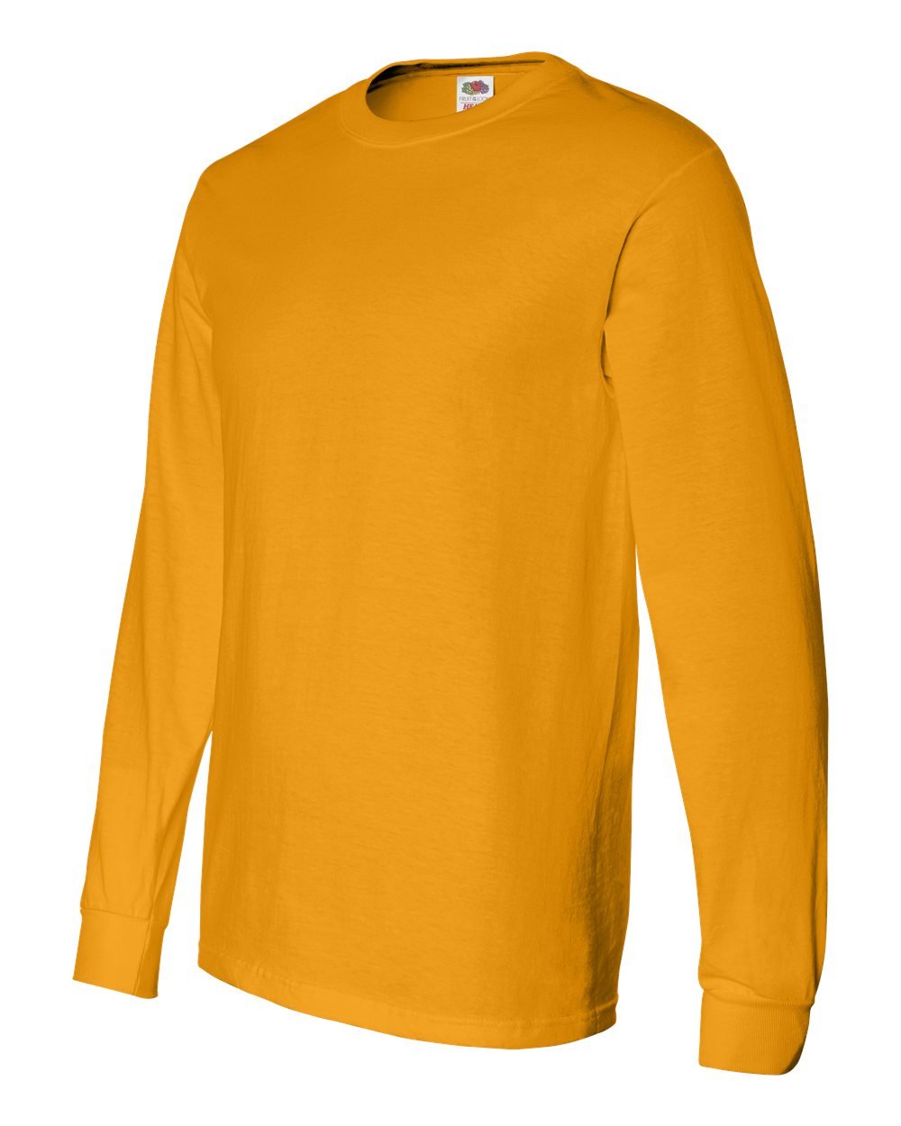 Fruit of the Loom Adult 5 oz. HD Cotton™ Long-Sleeve T-Shirt XL GOLD