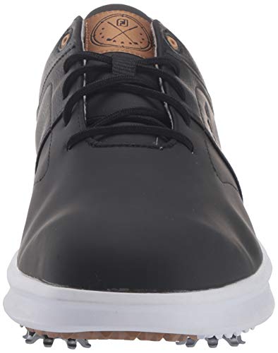 FootJoy Men's Contour Series Previous Season Style Golf Shoes, Black, 8 W US