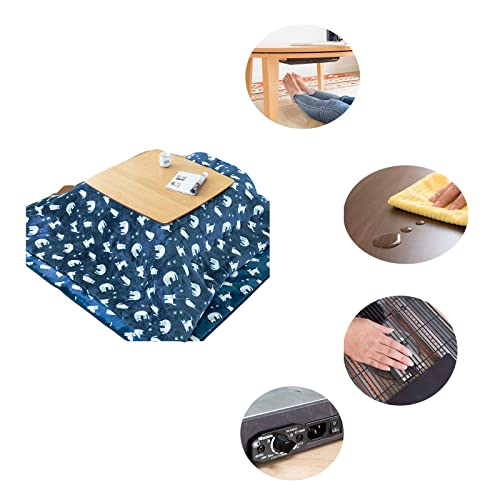 GUABI-CHENCHEN Kotatsu Futon Rectangle Shape, Kotatsu Table with Heater and Blanke, Available in Four Seasons, Easy to Clean, Double-Sided Use Soft Flannel Kotatsu Futon Comforter CHENCHEN
