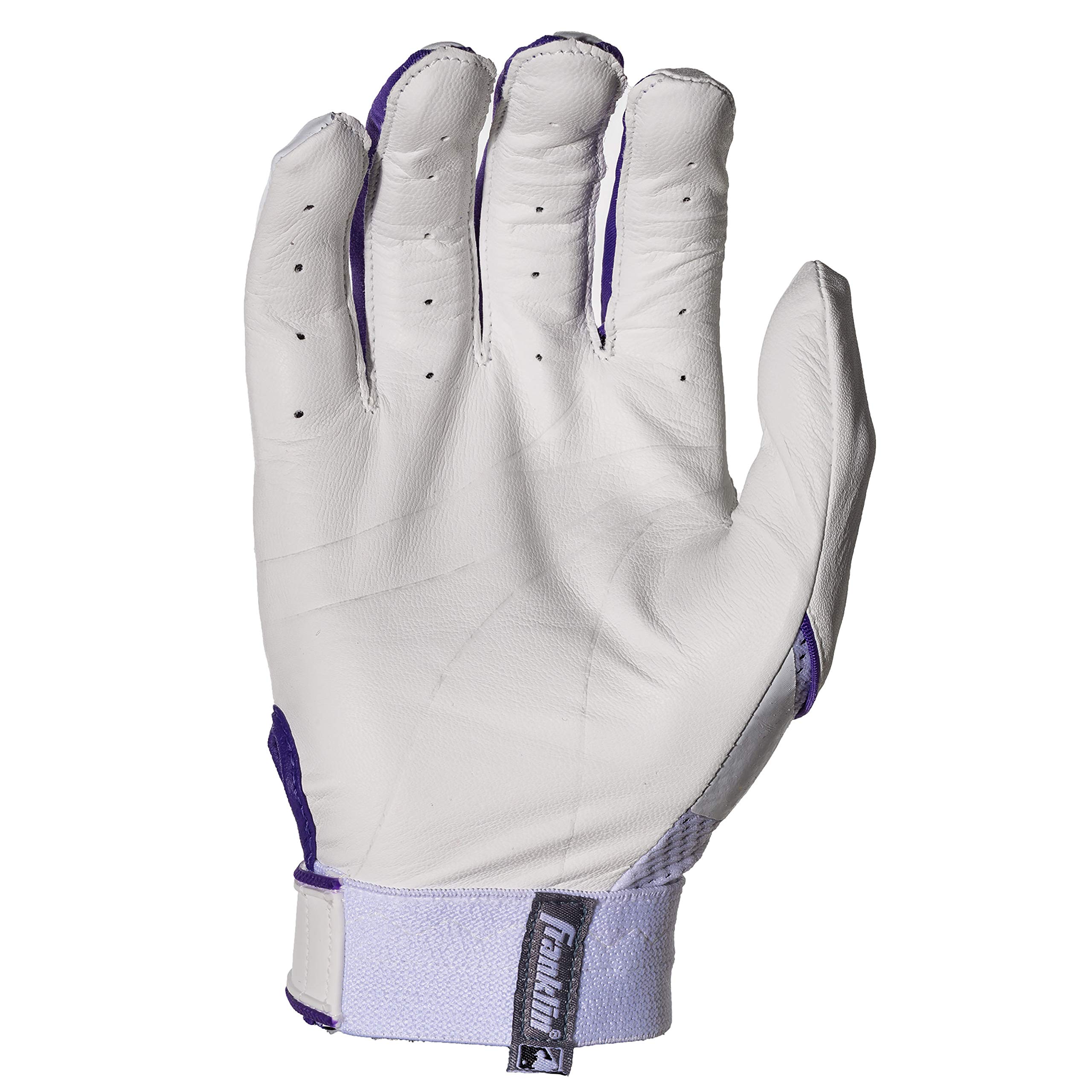 Franklin Sports Fastpitch Freeflex Series Batting Gloves - White/White - Women's Small