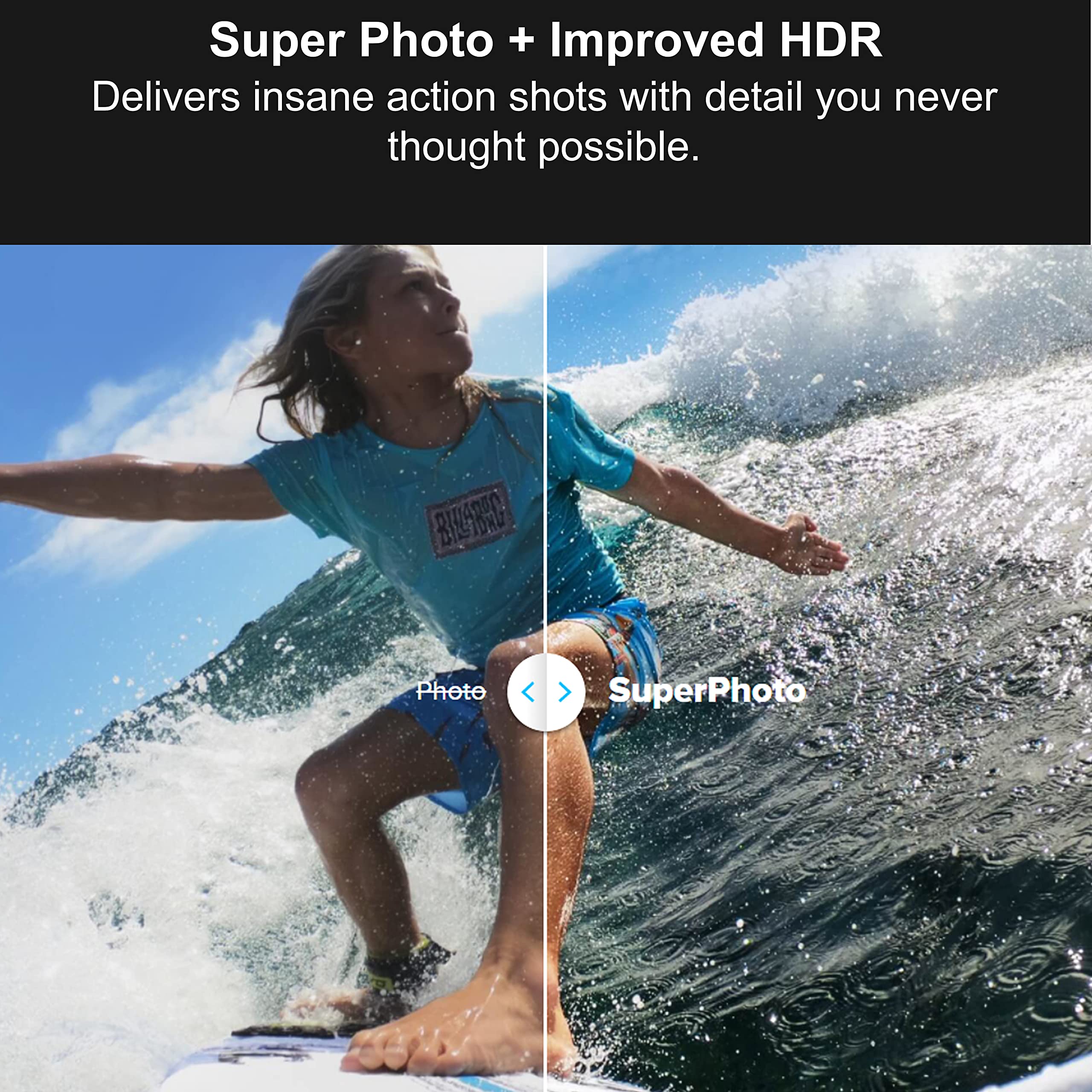 GoPro HERO8 Black + Lanyard + 64 GB SD Card - E-Commerce Packaging - Waterproof Digital Action Camera with Touch Screen 4K HD Video 12MP Photos Live Streaming Stabilization