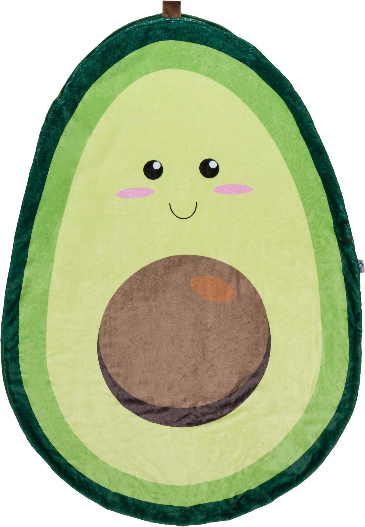 FUNZIEZ! Kids Avocado Blanket Sack - Comfy Blanket for Kids - Green - One Size