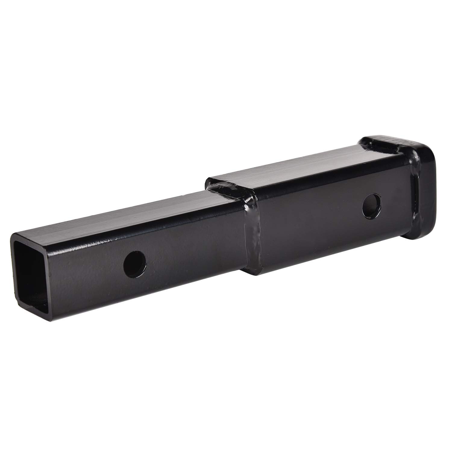 FULLWATT 8" Trailer Hitch Extension for 2-Inch Receiver Tube Extender Receiver Extension Tube Extenders 5/8" Pin Hole 500 LBS Capacity (8")