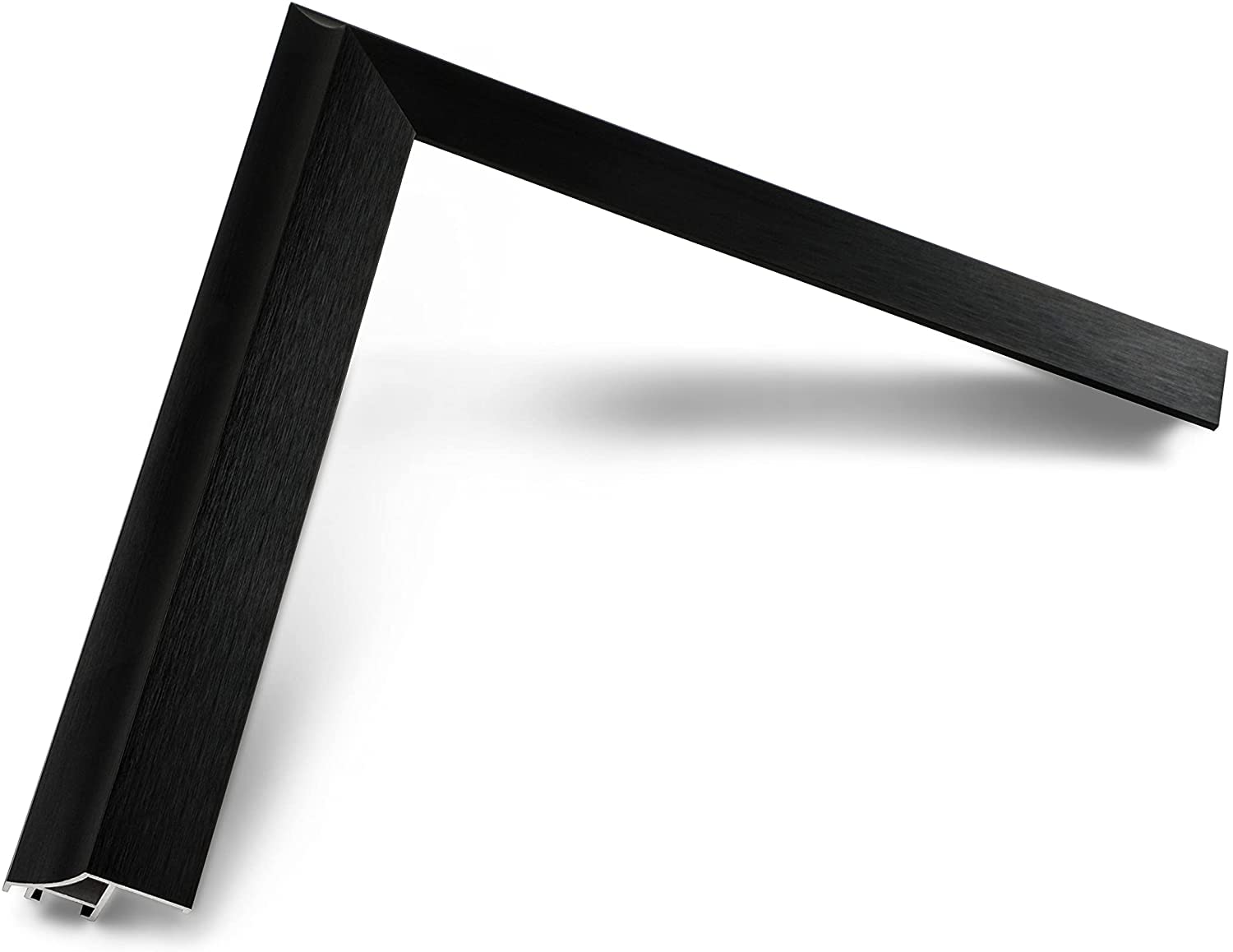 Frame My TV Deco TV Frames Alloy Scoop - Anodized Black Bezel Compatible ONLY with Samsung The Frame TV (32", Fits 2021-2024 Frame TV)